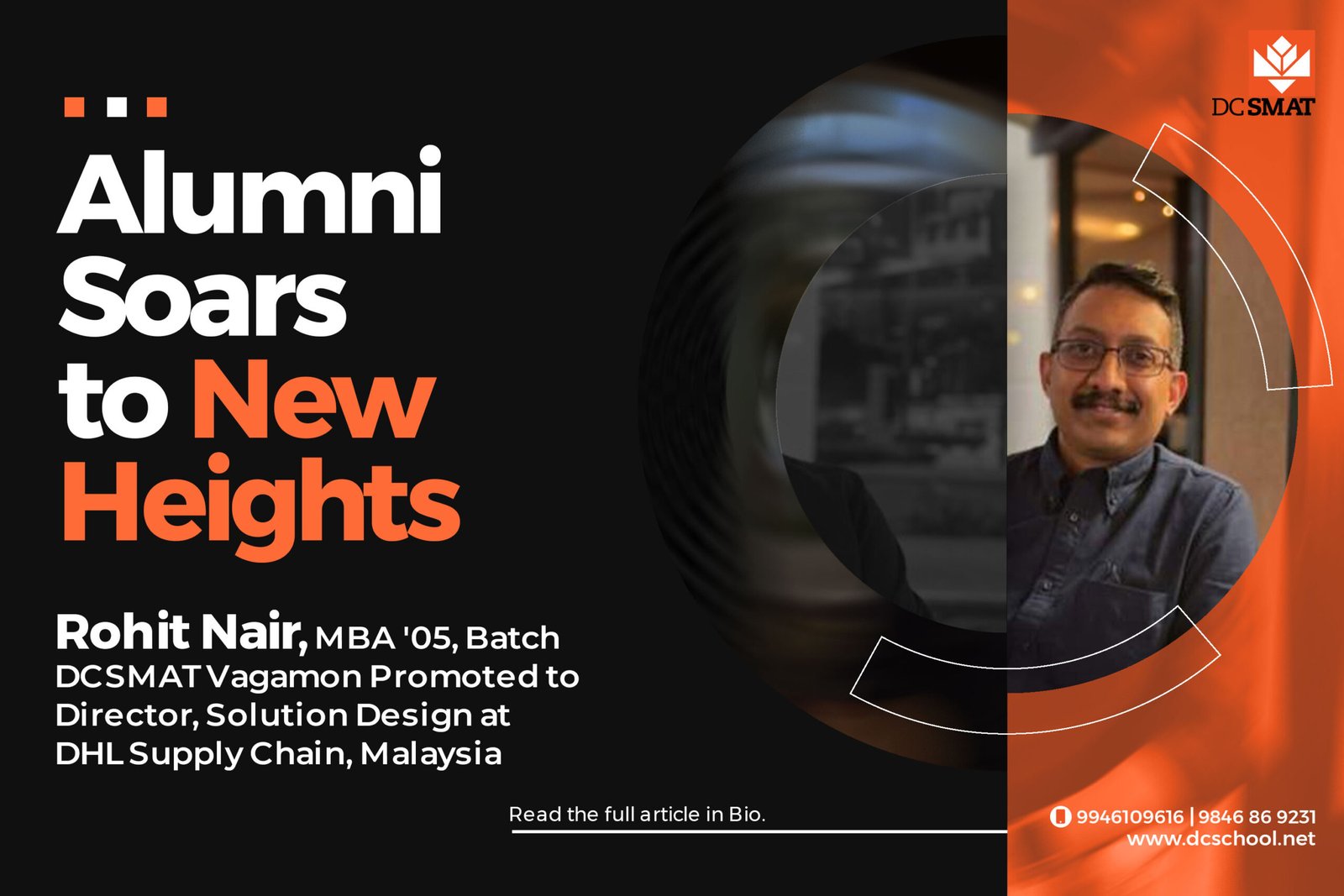 Alumni Soars to New Heights - DCSMAT